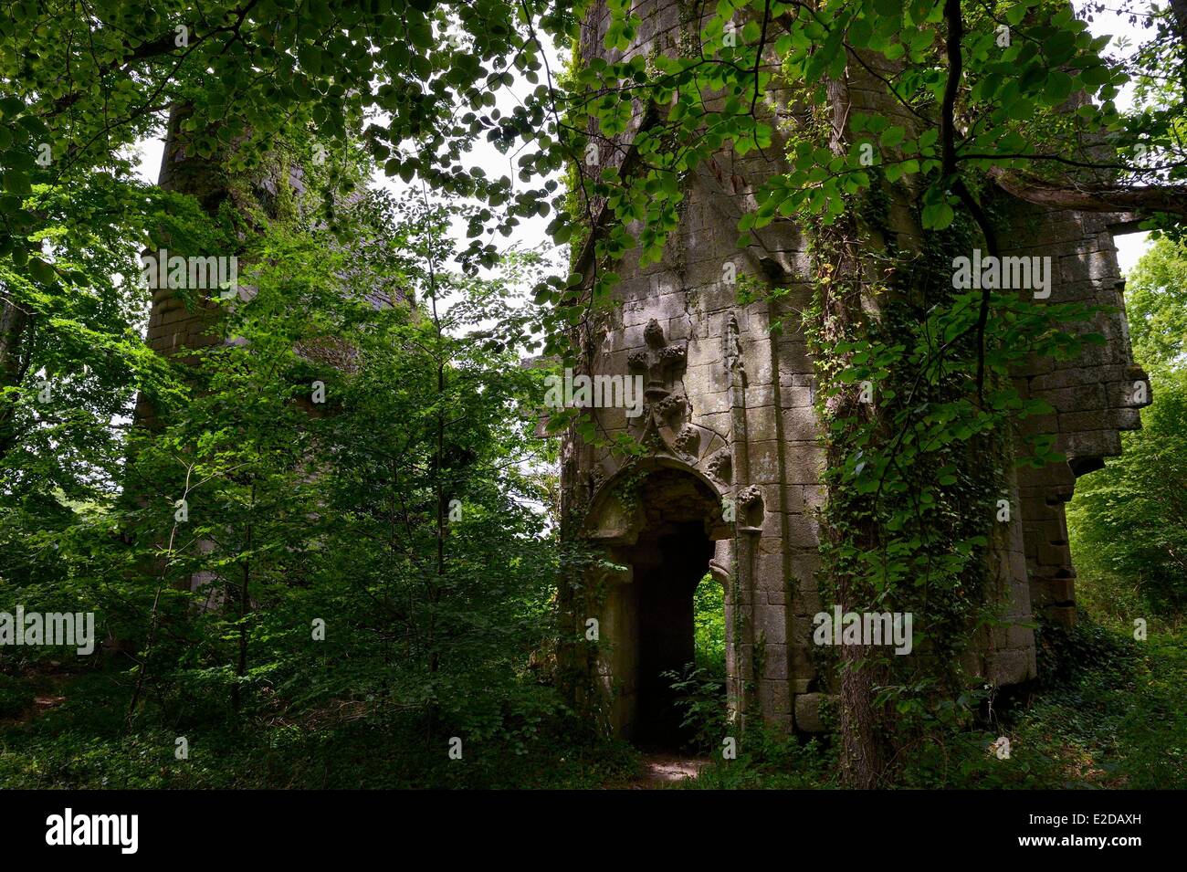Finistere Pont Aven Nizon Rustephan château ancien manoir du 15e et 16e ...