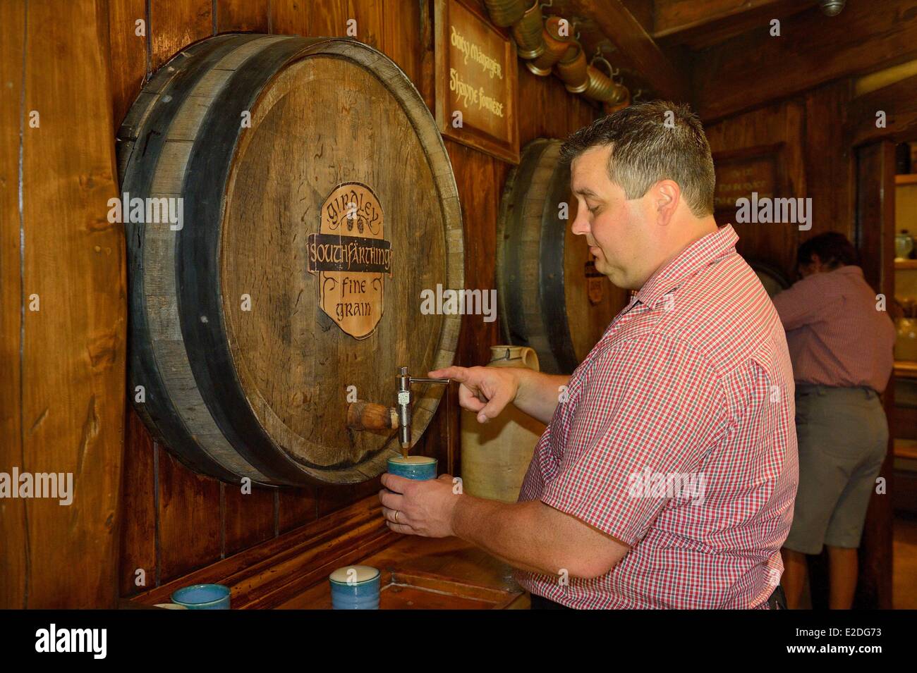 New Zealand North Island Hobbiton Matamata le hobbit village construit ...