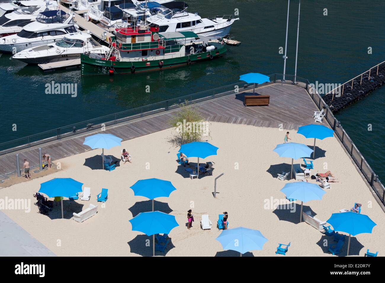 Canada Province du Québec montreal vieux port la plage La plage de l ...