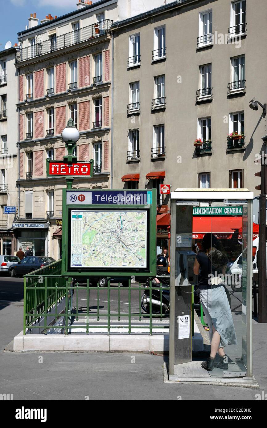 Station de métro belleville Banque de photographies et d’images à haute ...