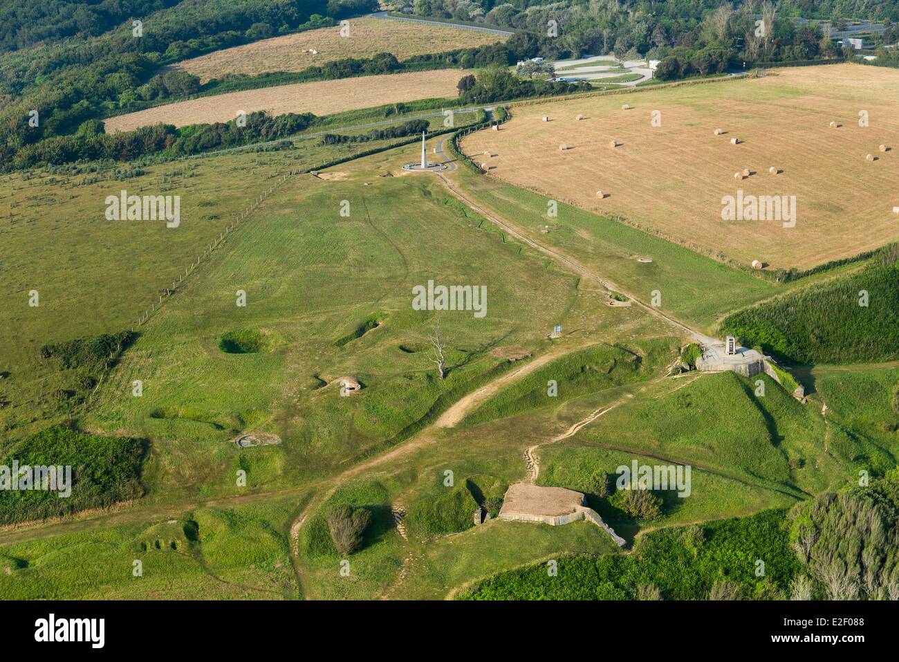 France, Calvados, Omaha Beach, Colleville sur Mer, WN62 bunker (vue ...