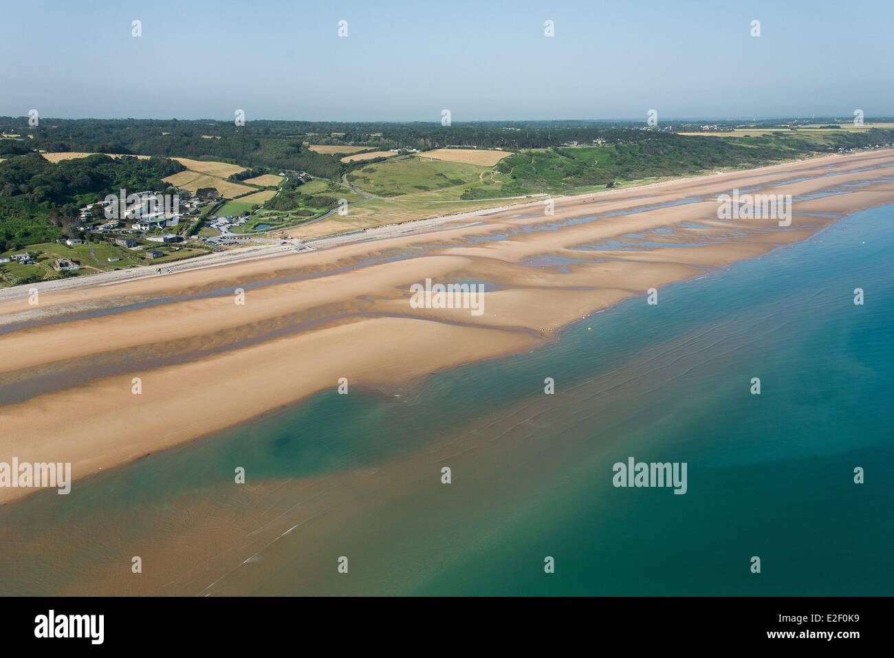 Plage de colleville sur mer Banque de photographies et d’images à haute ...