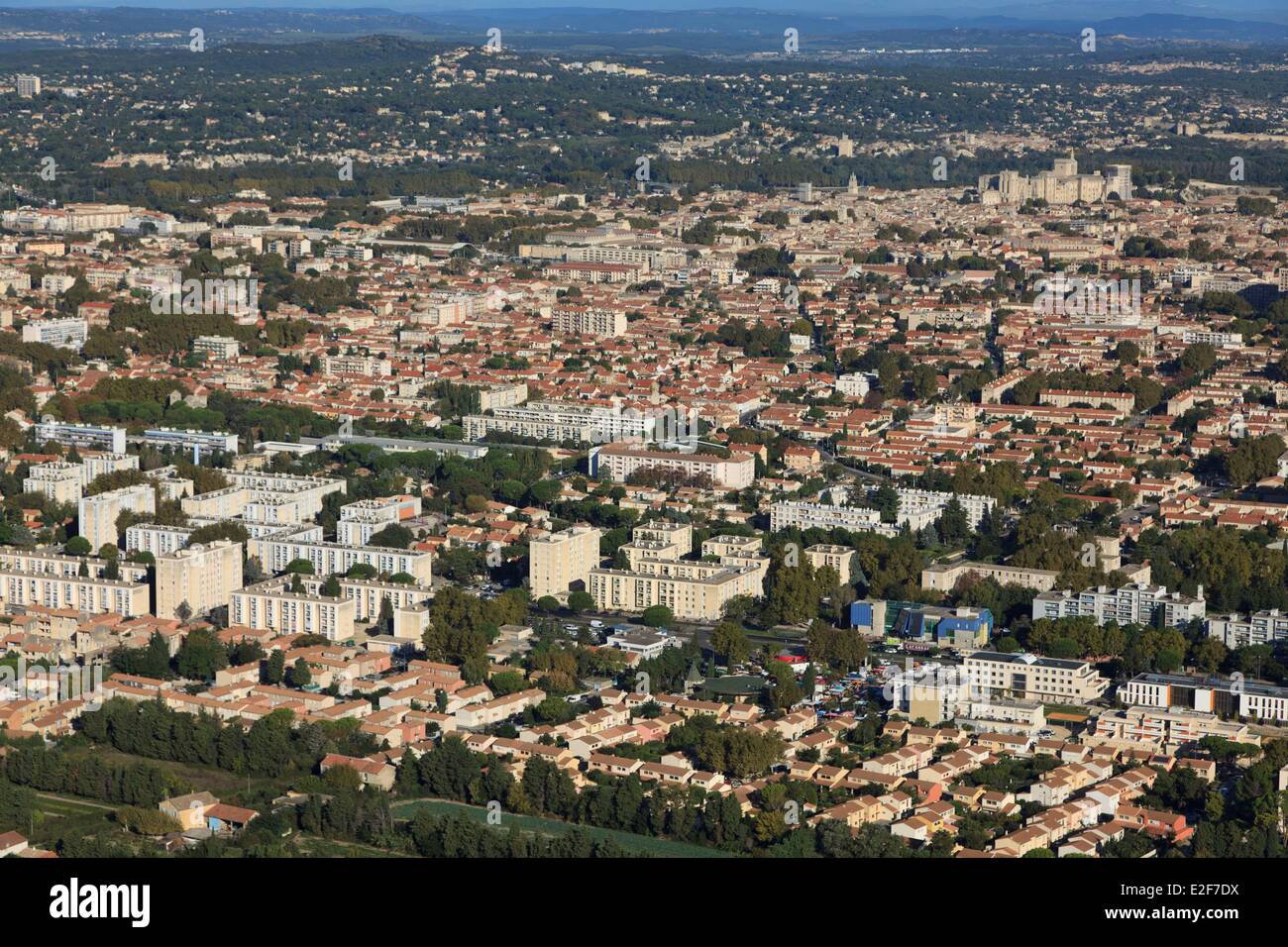 Avignon aerial view Banque de photographies et d’images à haute ...