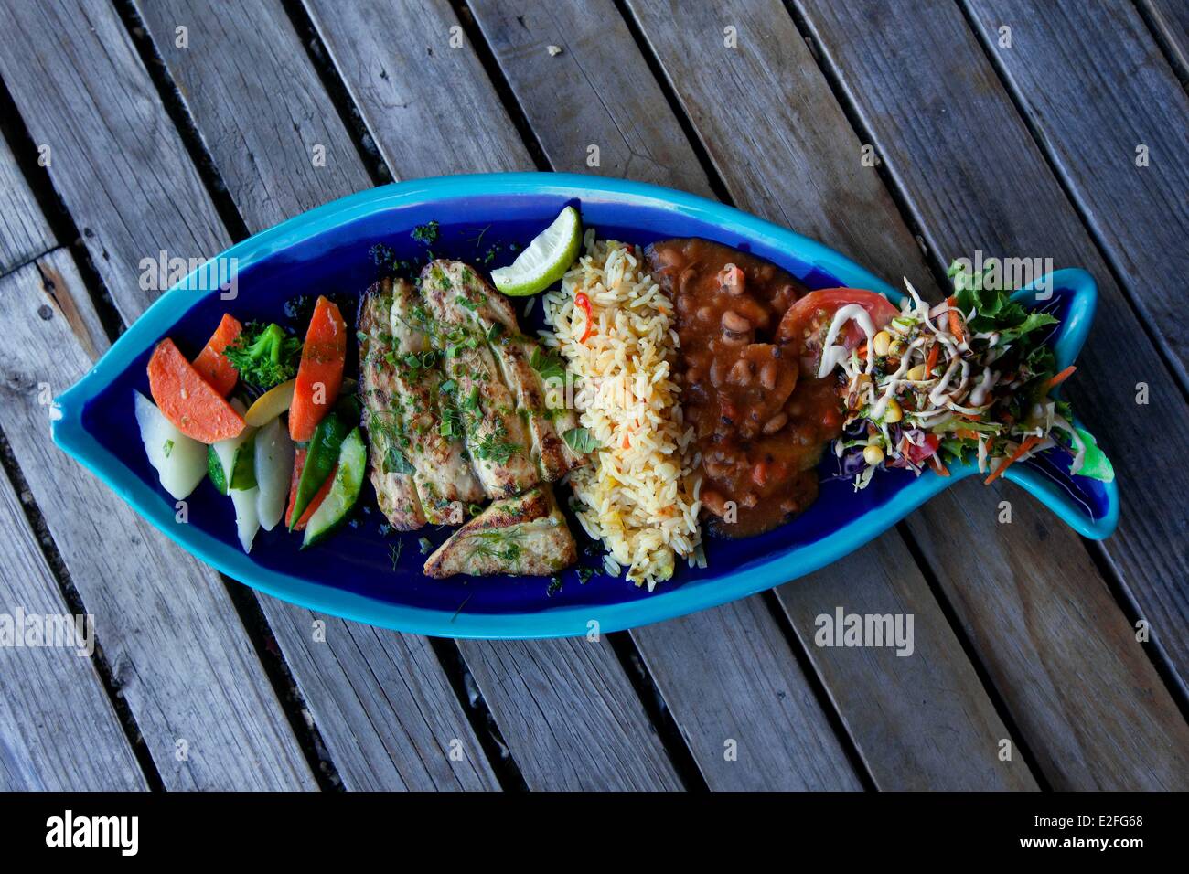 Antilles Caraïbes, des îles du Vent, Sainte-Lucie, au nord ouest de l ...