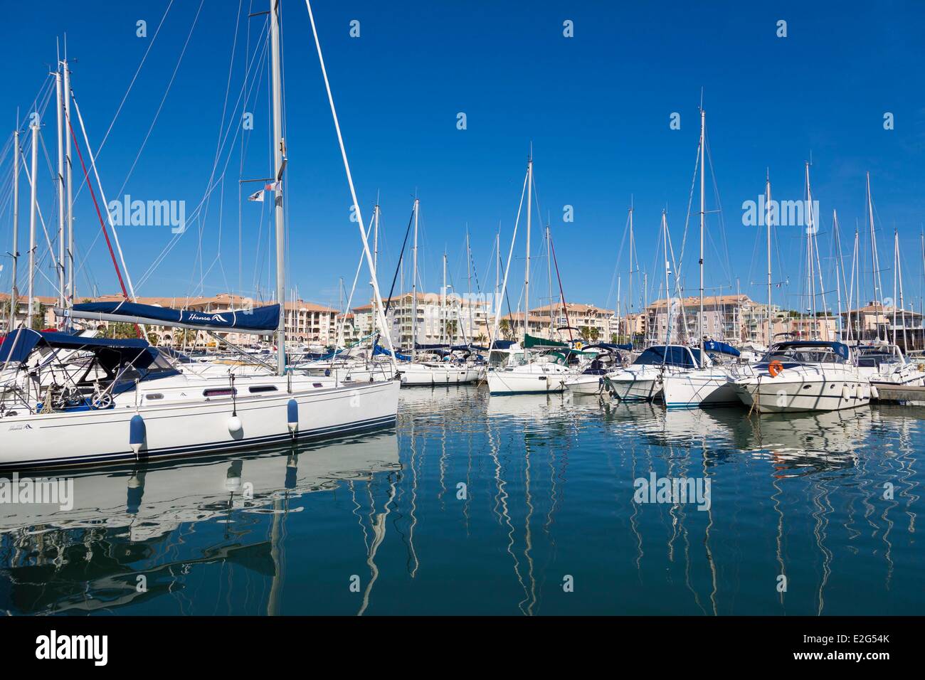 France Var Frejus Port Fréjus Photo Stock - Alamy