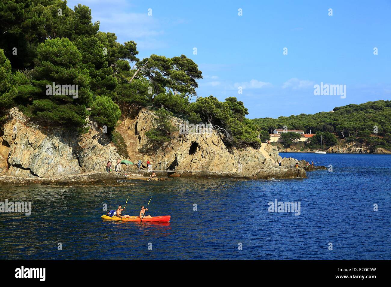 France Le Parc National de Port Cros Var Hyeres presqu'île de Giens ...