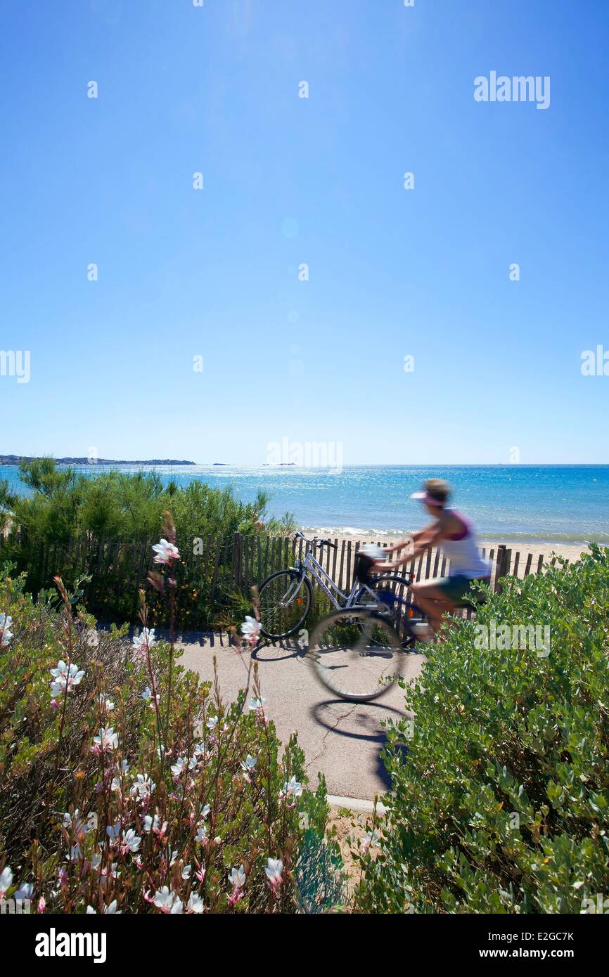 France Var Frejus plage Base Nature Frejus Photo Stock - Alamy
