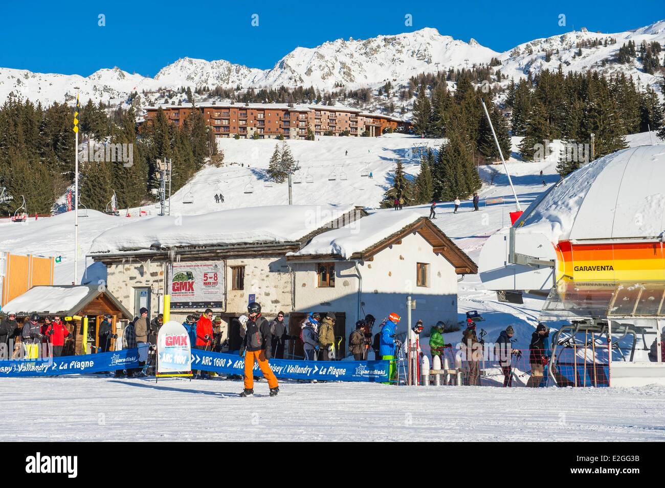 France Savoie massif Vanoise vallée de Haute Tarentaise Les Arcs 1800 ...