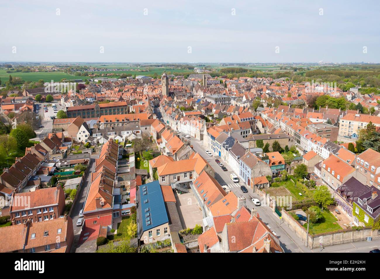 France Nord Bergues beffroi de Bergues qui abrite un carillon de 50 ...