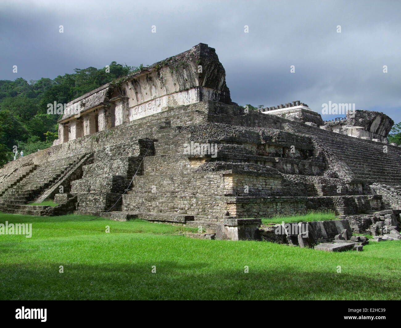 Ruine maya de palenque Banque de photographies et d’images à haute résolution - Alamy