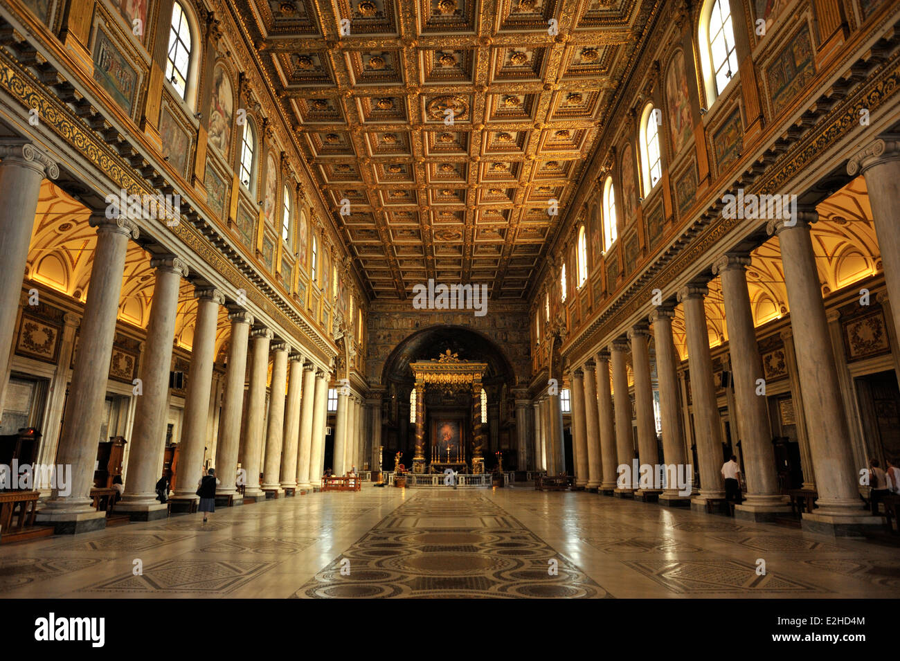 Basilica santa maria maggiore en roma Banque de photographies et d ...
