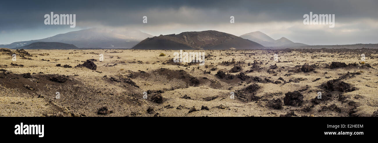 Lanzarote volcano 1730 Banque de photographies et d’images à haute ...