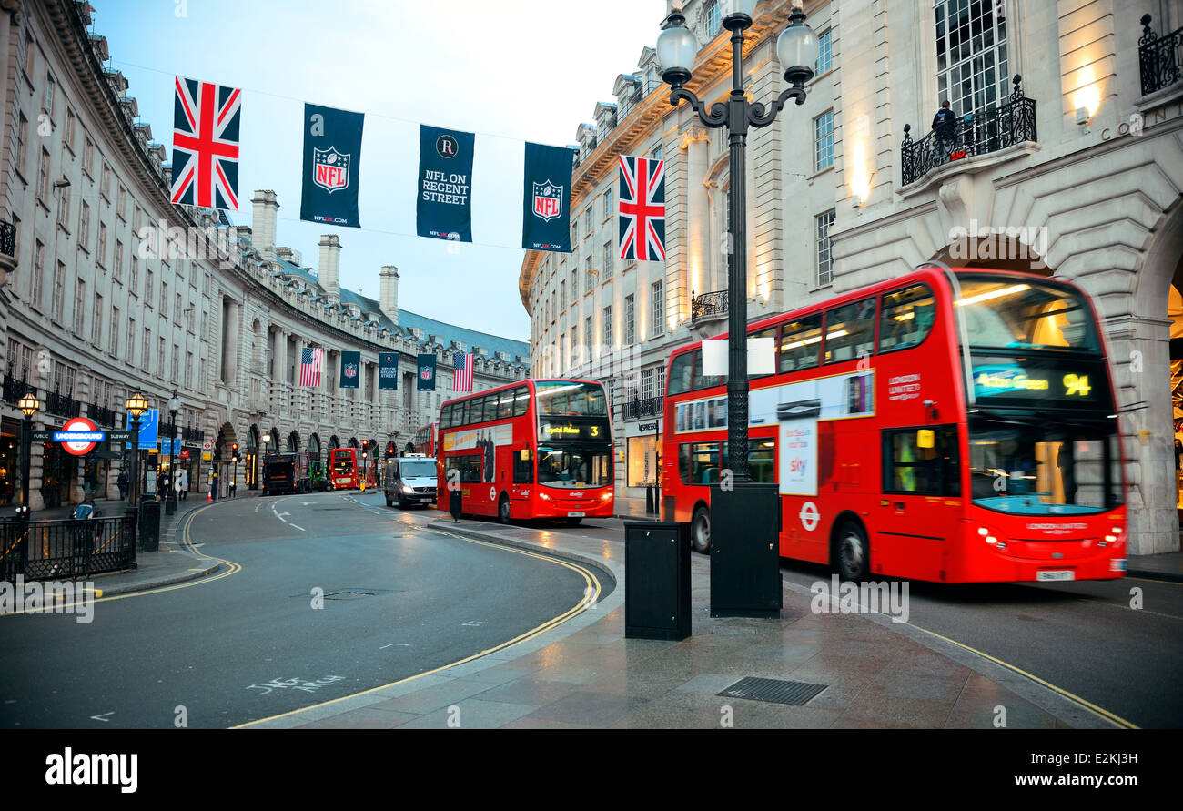 Regent street view Banque de photographies et d’images à haute ...
