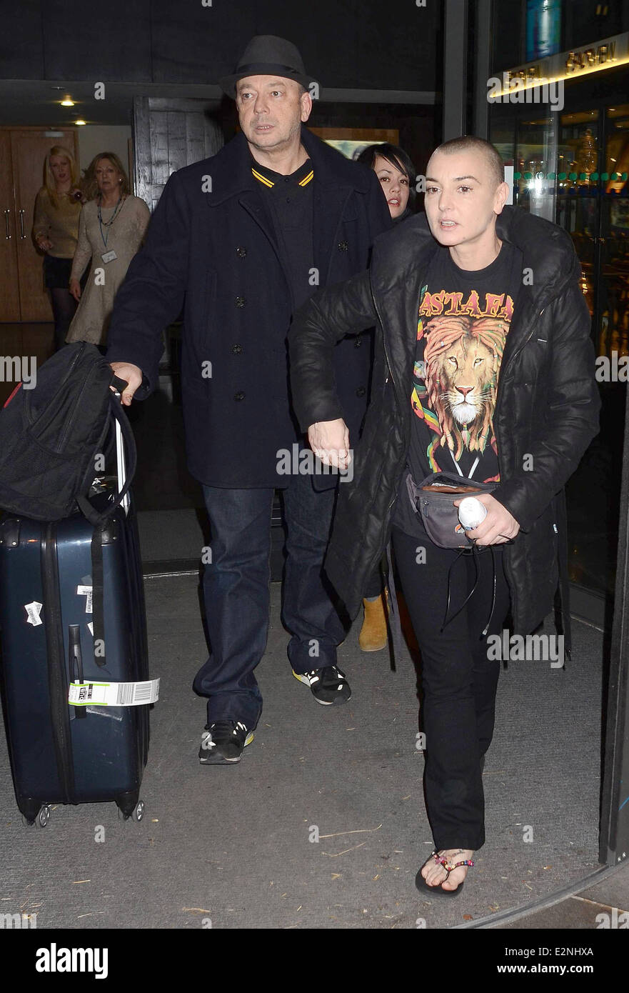 Des stars quittent le RTE studios après être apparu sur la "Saturday ...