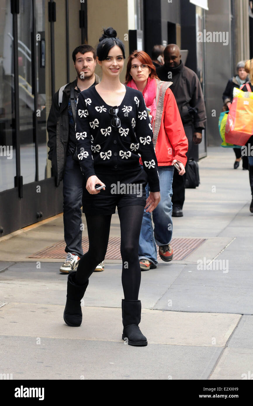 Krysten Ritter tournage sur emplacement dans Manhattan sur l'ensemble ...