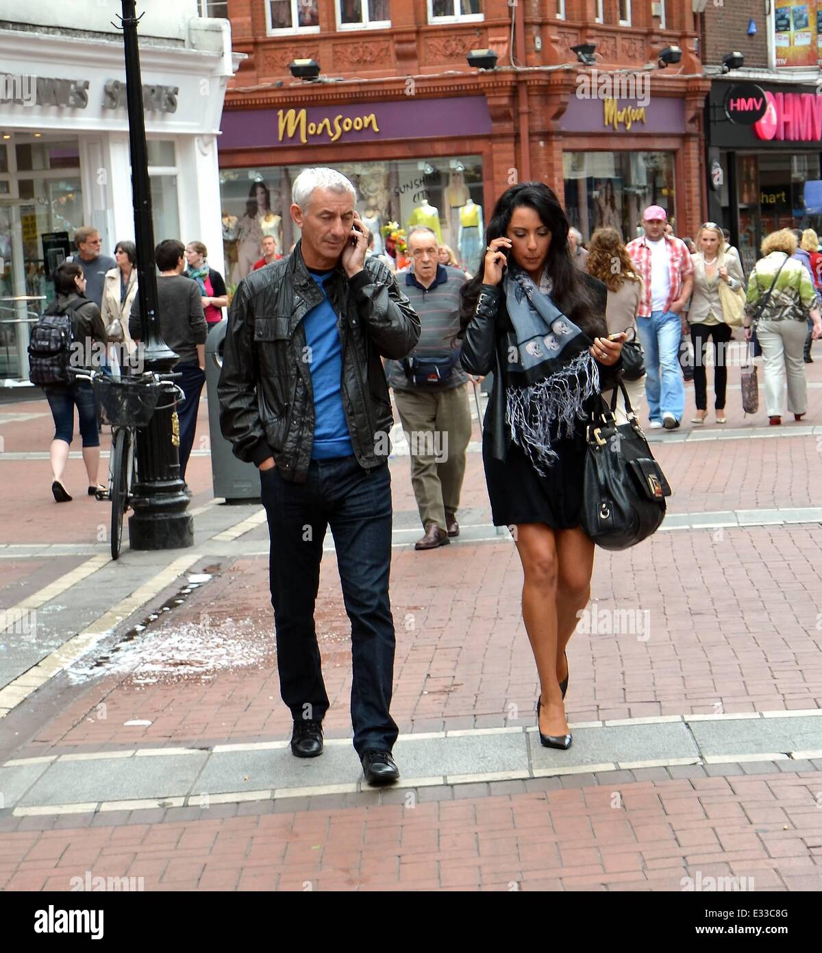 Images Stock : **femme mystère repéré après avoir déjeuner avec Ian ...