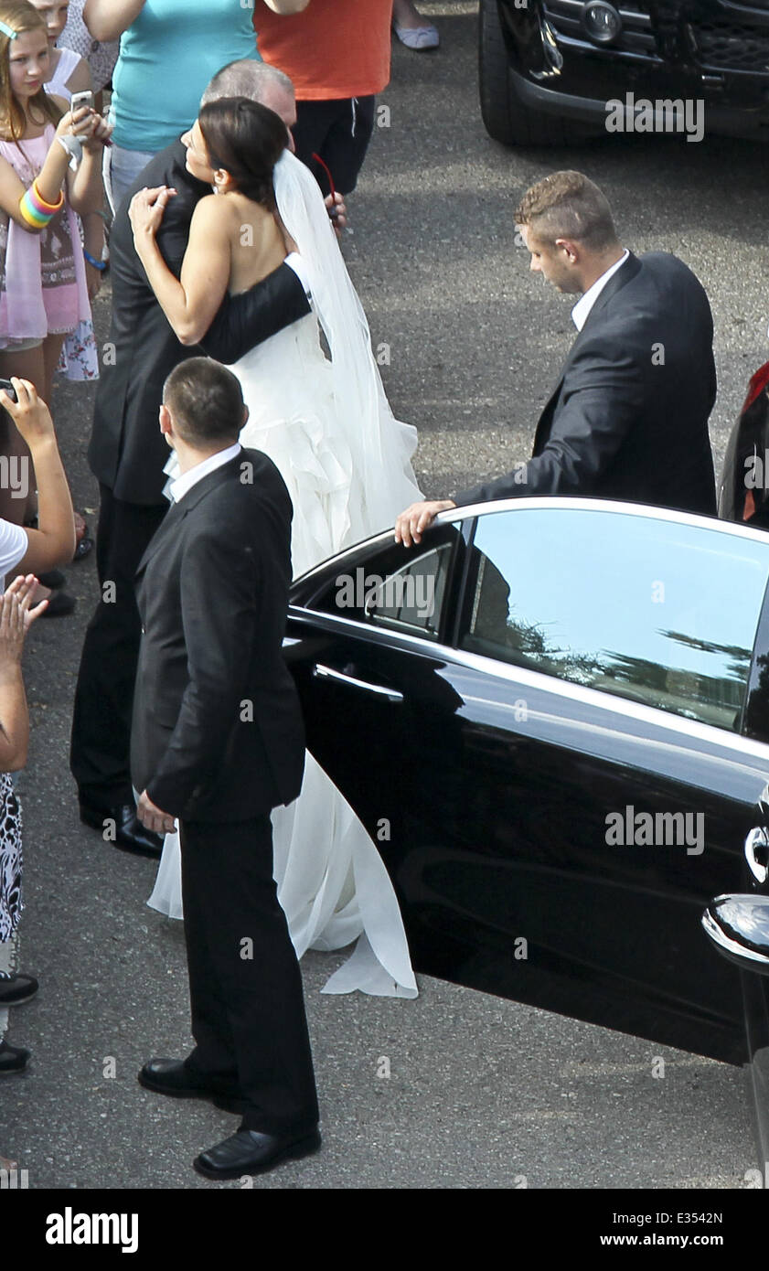 Anna stachurska and robert lewandowski Banque de photographies et d ...