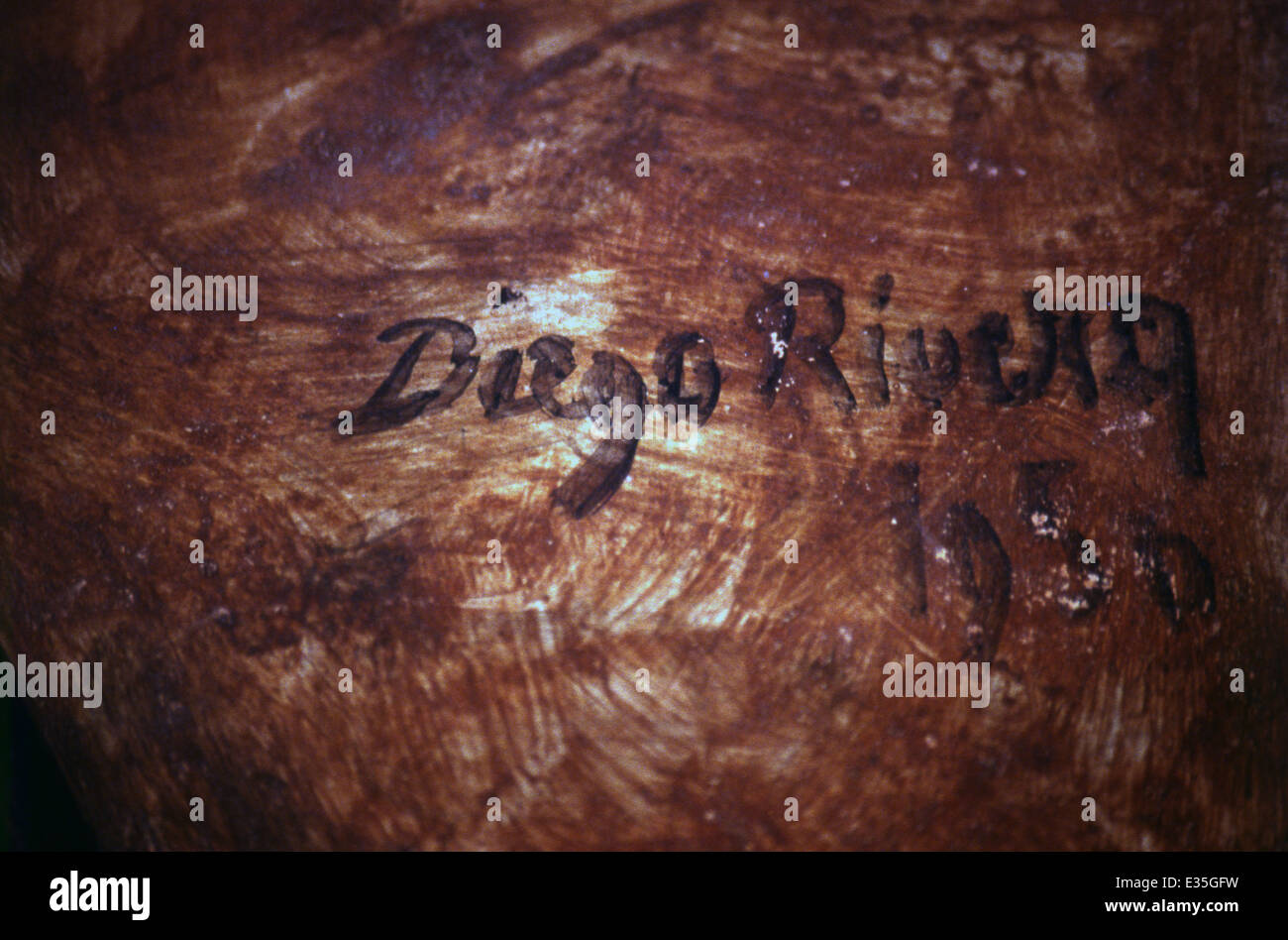 La signature de Diego Rivera Photo Stock - Alamy