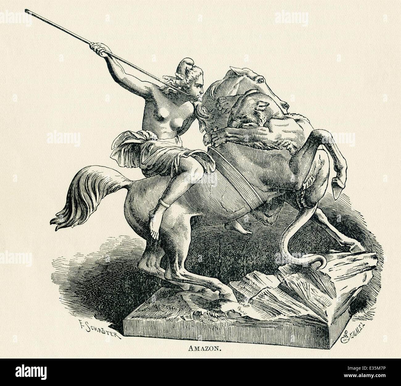 Selon la mythologie grecque, les amazones étaient une tribu de femmes ...