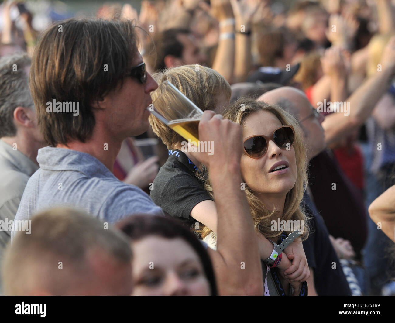 Eva herzigova and george marsiaj Banque de photographies et d’images à ...