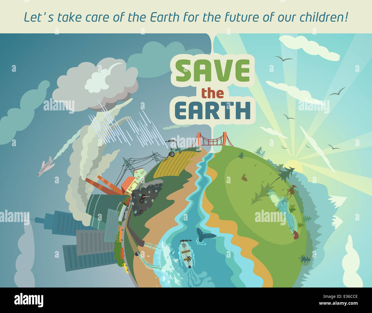 Sauvons la planete Banque de photographies et d’images à haute ...