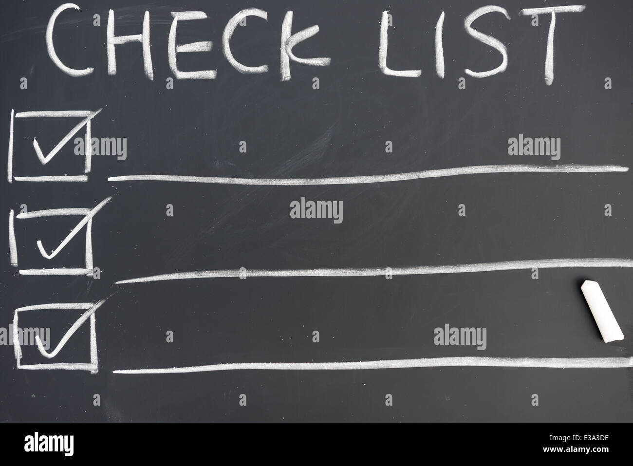 To Do List Written Banque d'image et photos - Alamy