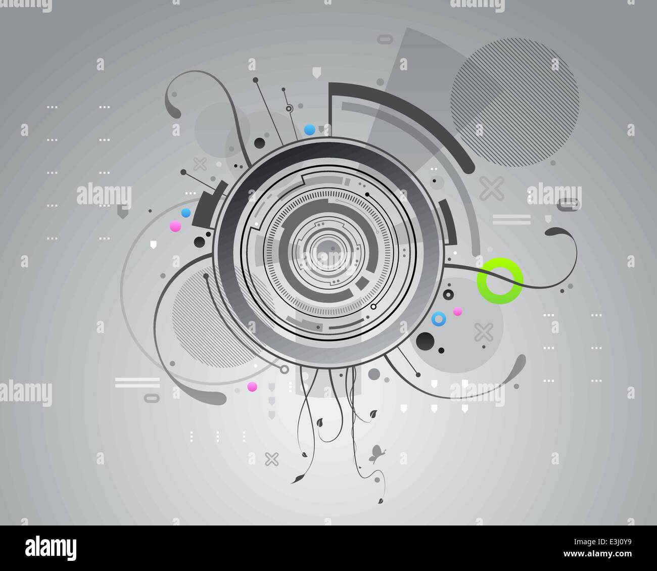 Courbes concentriques Banque d'images vectorielles - Alamy