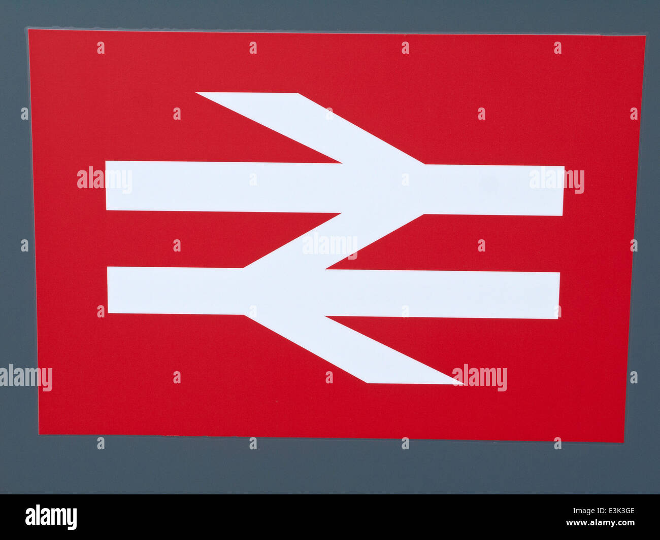 Rail signs Banque de photographies et d’images à haute résolution - Alamy