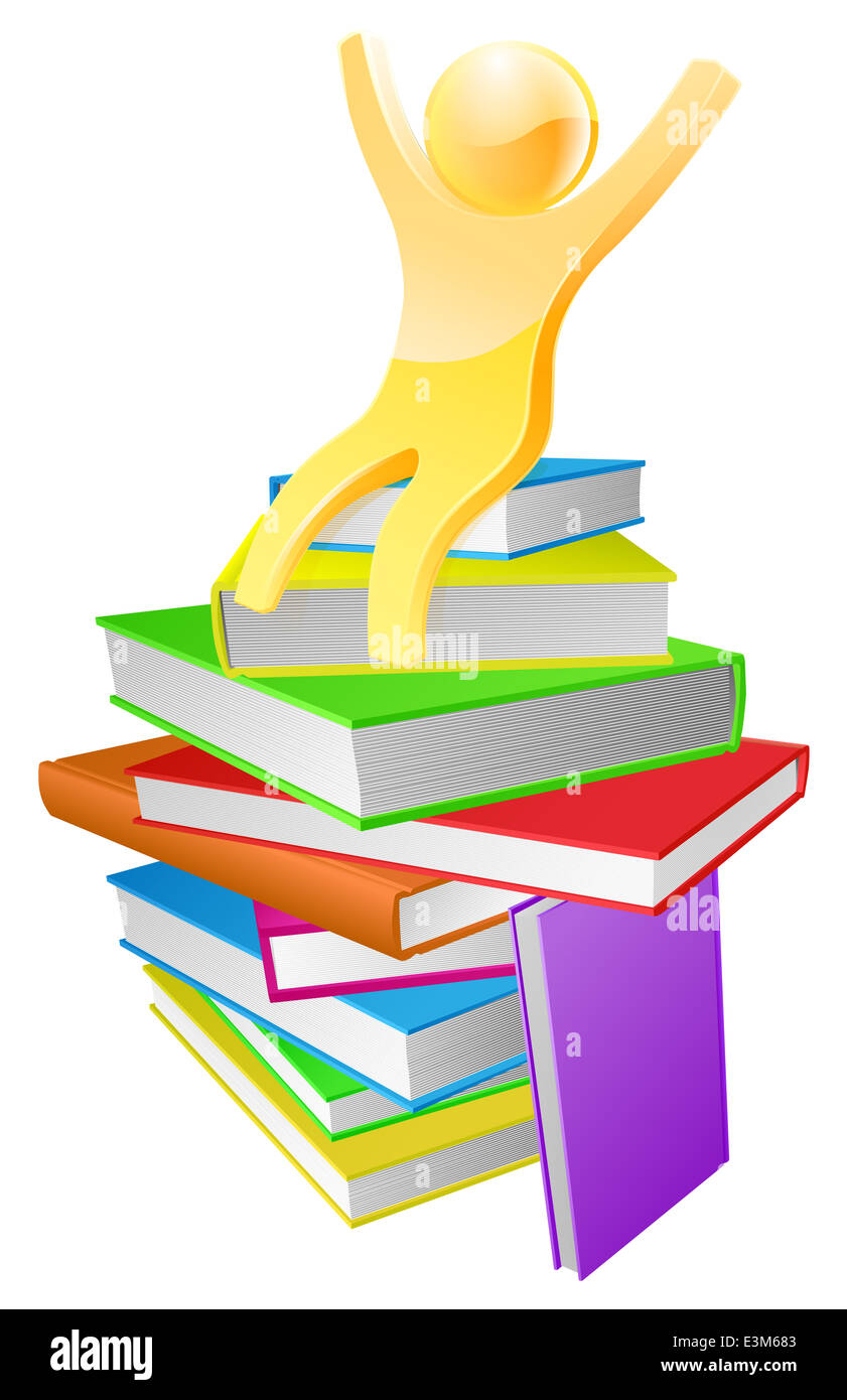 Bonhomme blanc qui lit dessin Banque de photographies et d’images à ...