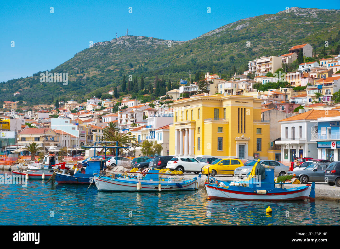 Sofouli, station street, Vathy, la ville de Samos, l'île de Samos ...