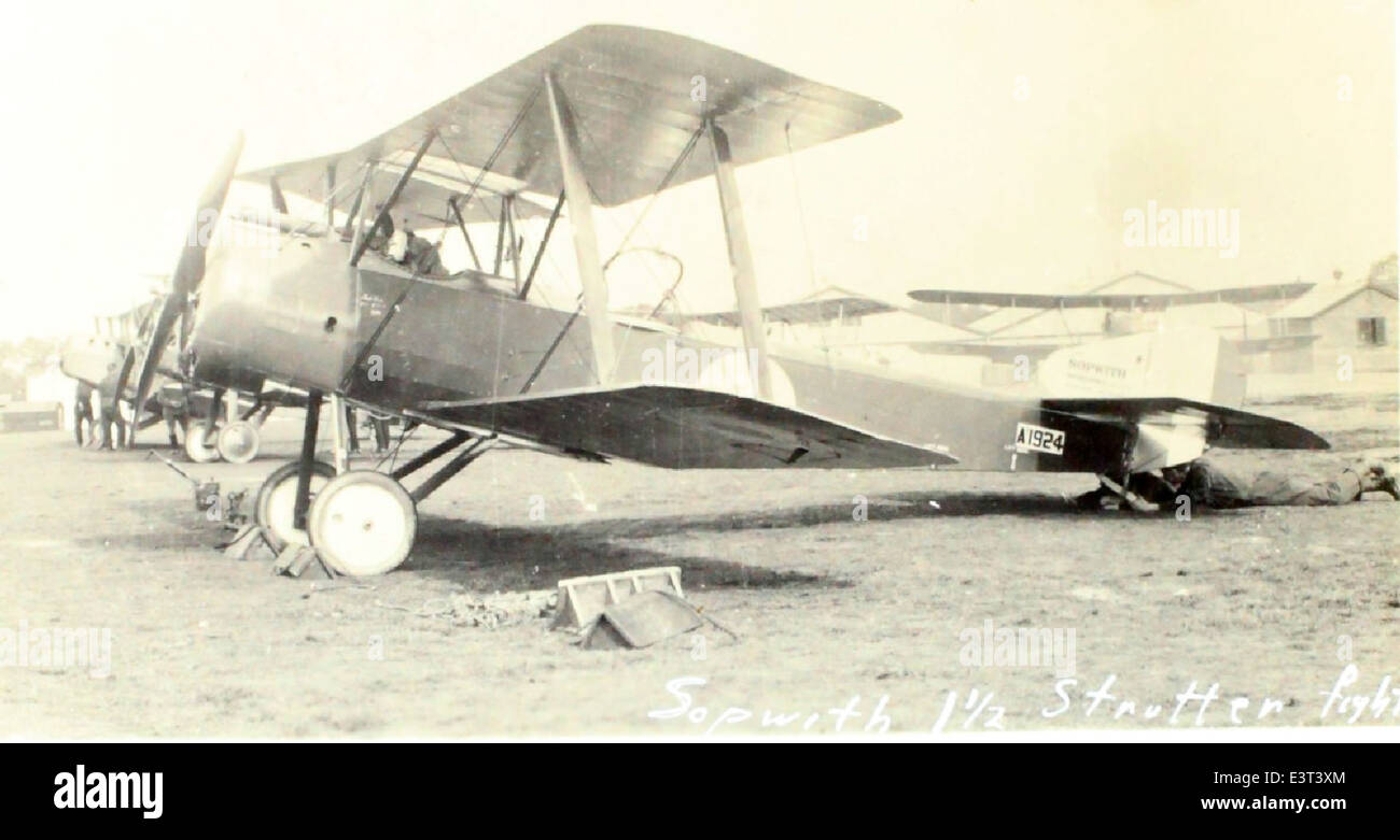 Sopwith 1 strutter Banque de photographies et d’images à haute ...