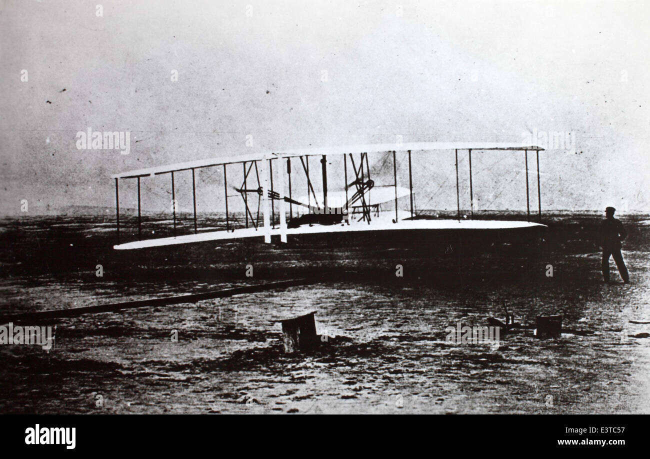 Wright brothers flight of plane Banque de photographies et d’images à ...