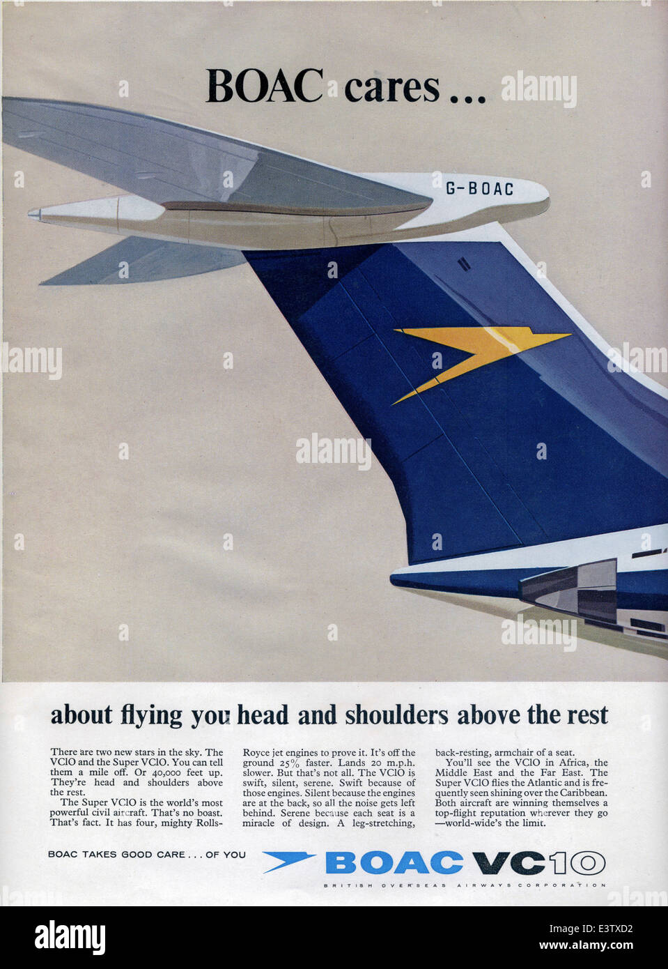 Vintage boac vc10 Banque de photographies et d’images à haute ...