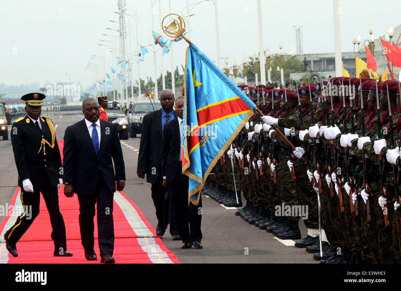 Kinshasa, RD Congo. 30 Juin, 2014. Joseph Kabila, Président de la ...