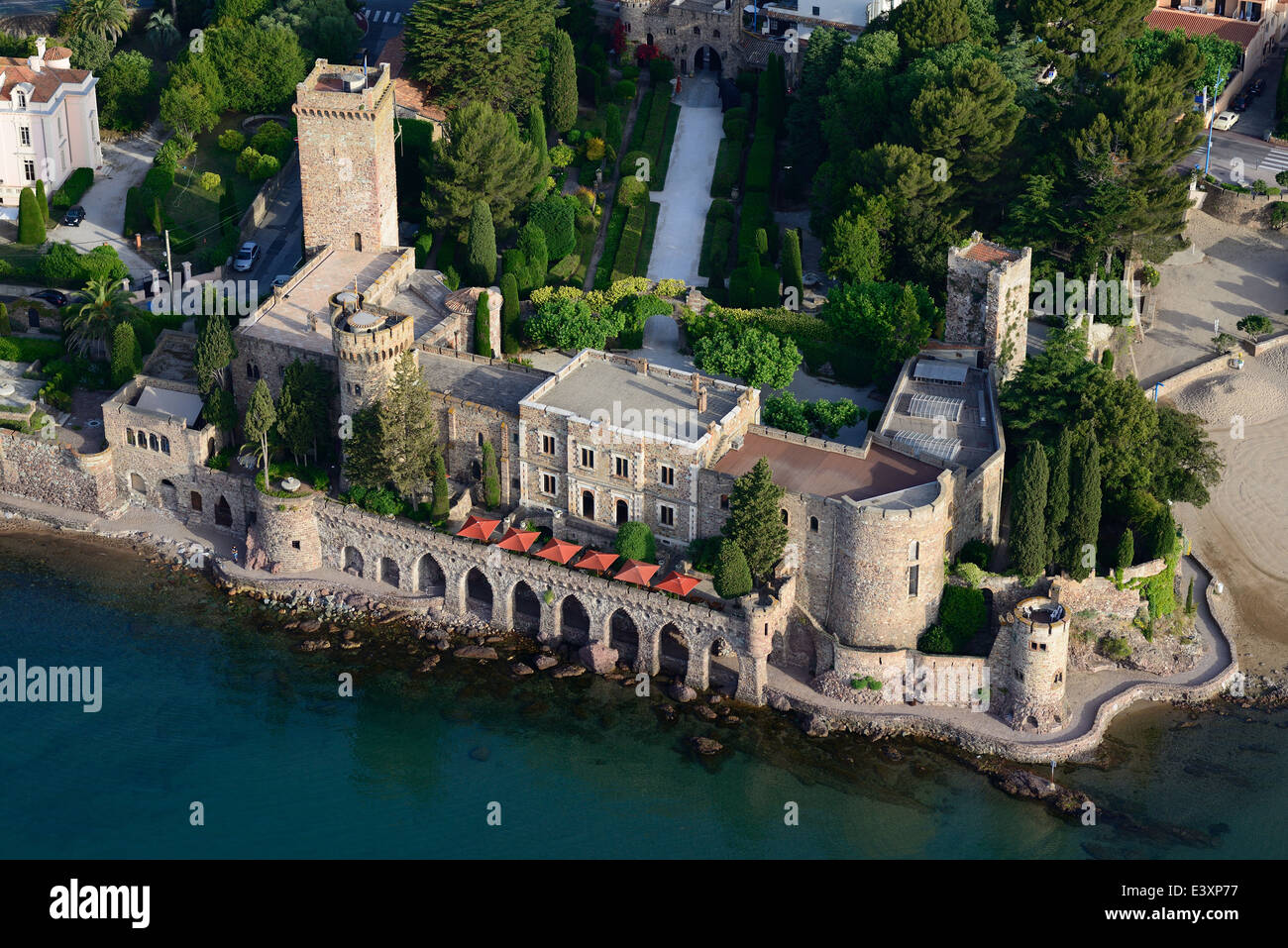 La vue sur baie et chateau Banque de photographies et d’images à haute ...