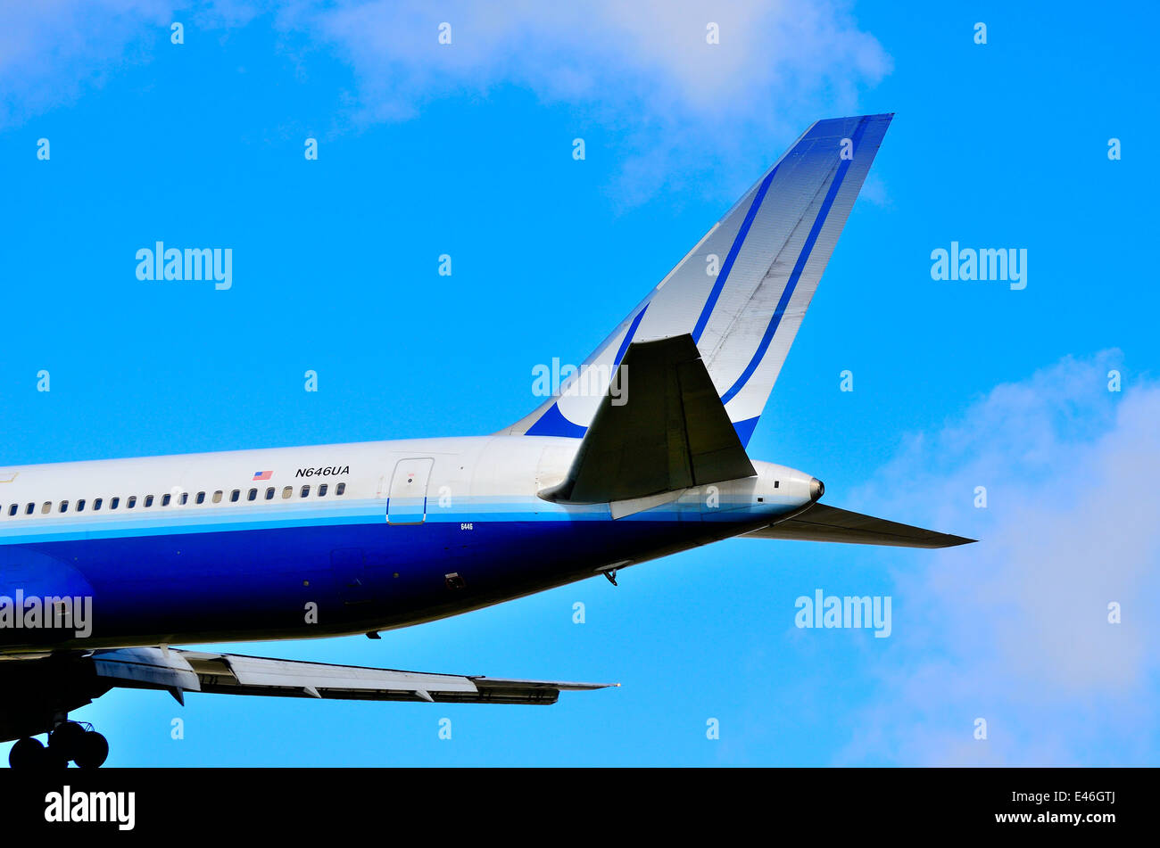 Boeing 767 de la compagnie aérienne de l'empennage horizontal Photo ...