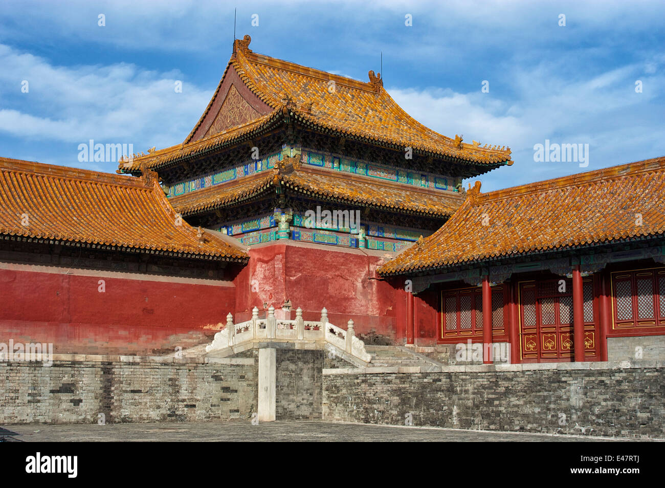 Chine Pékin Palais impérial (Cité Interdite Pourpre Gugong Photo Stock ...