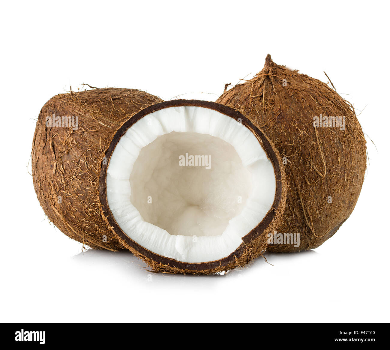 Noix de coco blanches Banque de photographies et d’images à haute ...