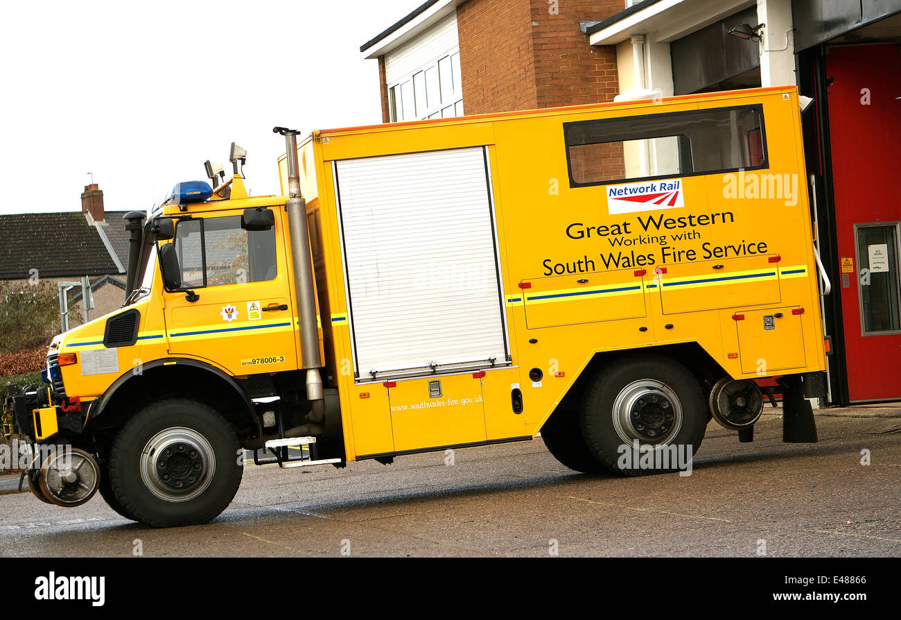 Réseau Rail Great Western & South Wales Fire Service d'urgence et de ...