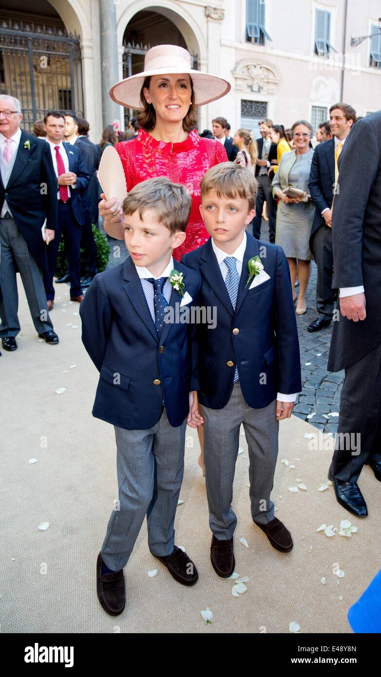 Prince aymeric prince nicolas belgium Banque de photographies et d ...