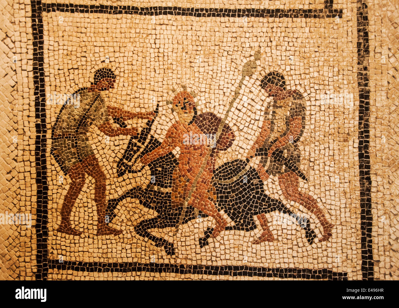 Célèbre mosaïque romaine pompei Banque de photographies et d’images à ...