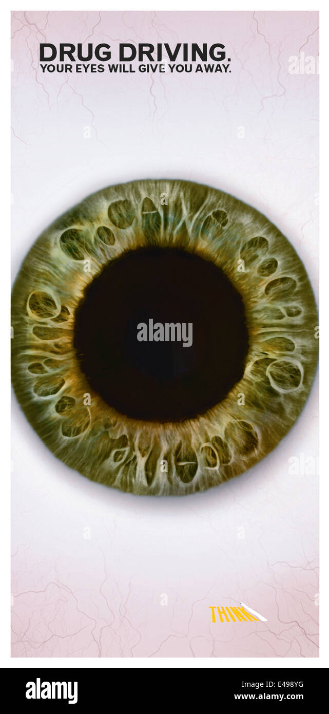 'Drug au volant. Vos yeux vous donnera de l'établissement. Pensez ...