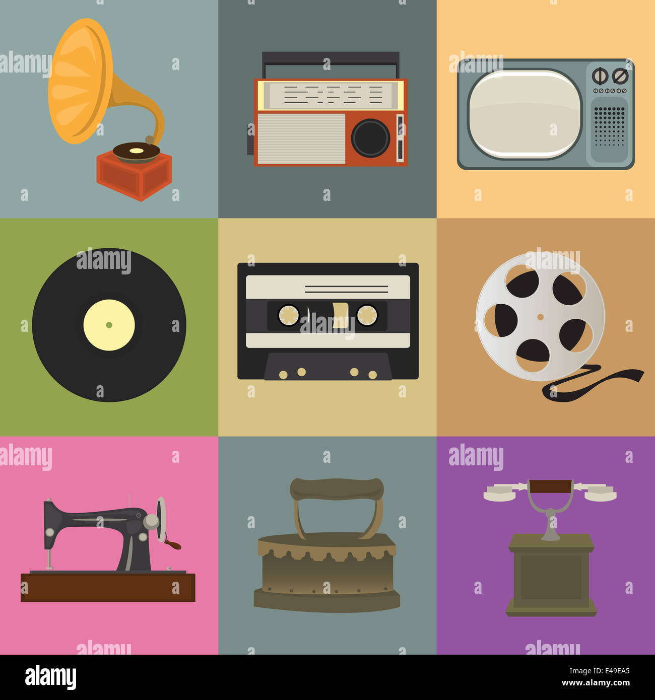 Design nostalgique Banque de photographies et d’images à haute résolution - Alamy