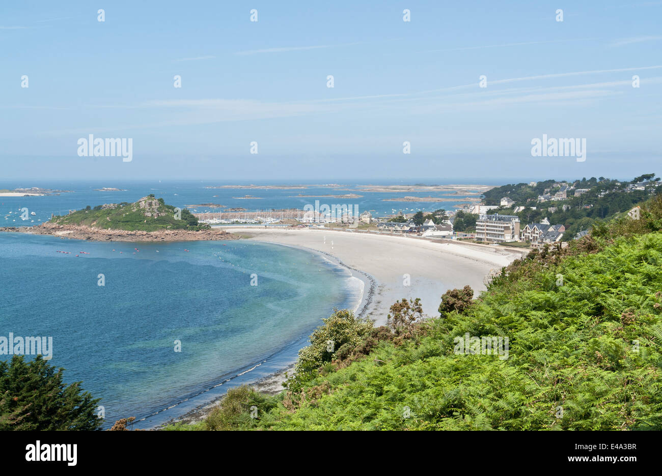 Plage de trebeurden Banque de photographies et d’images à haute ...
