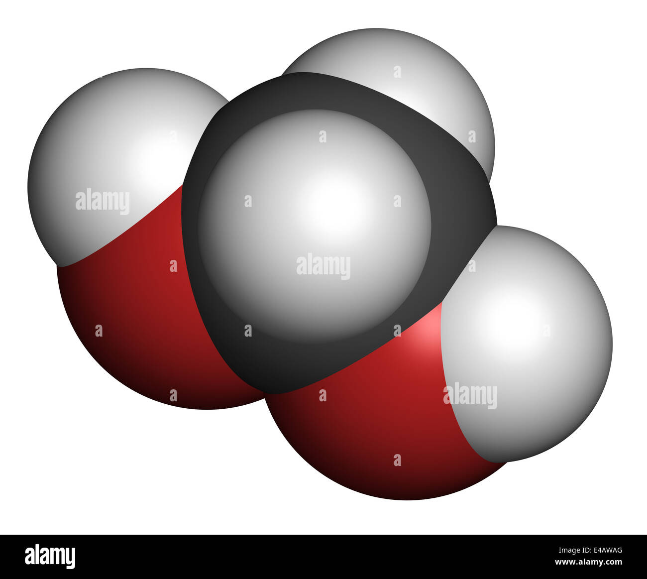 Methanediol Méthylène glycol (formaldéhyde, monohydraté) molécule ...