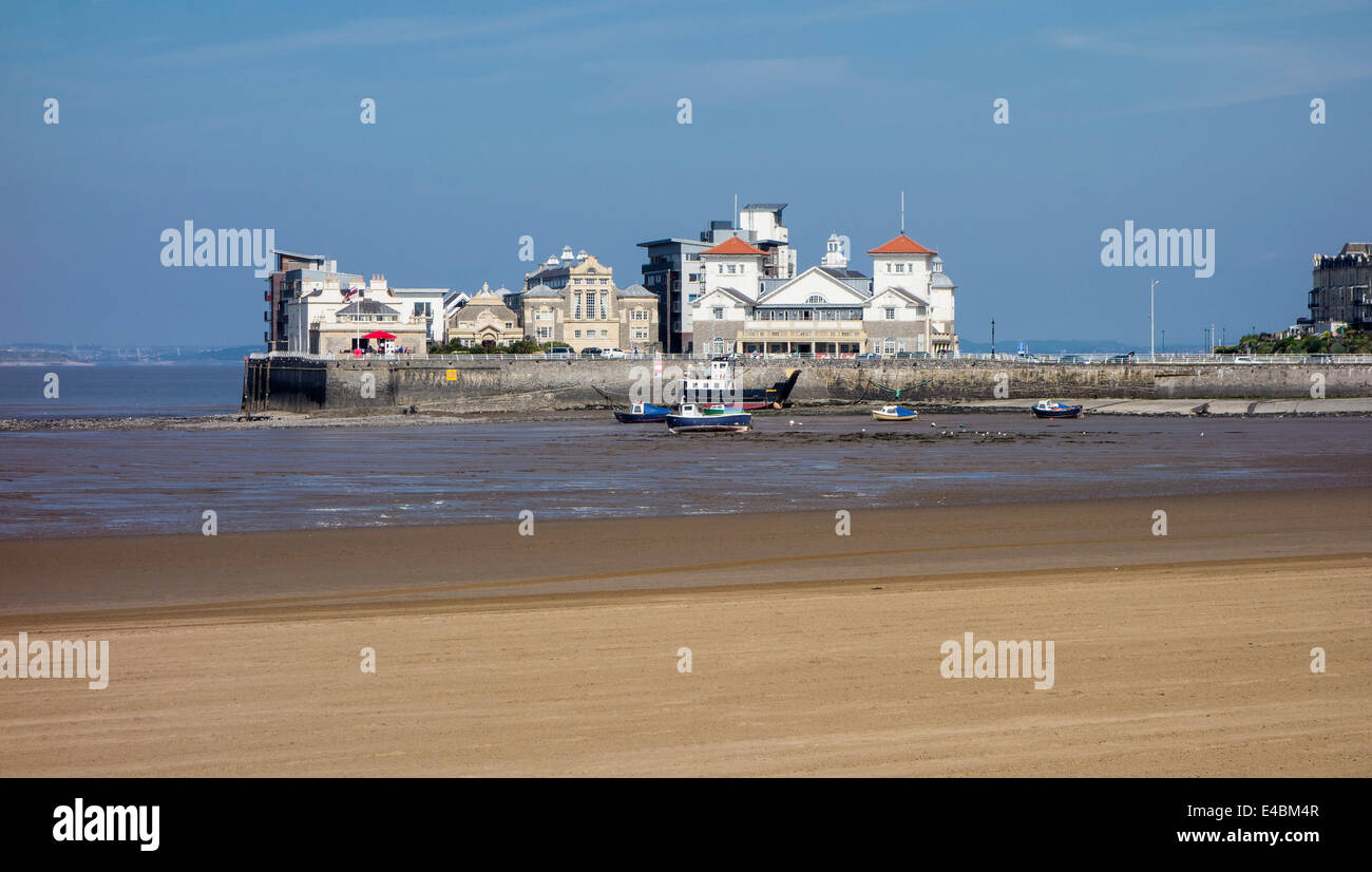 Knightstone island et la plage Banque de photographies et d’images à ...