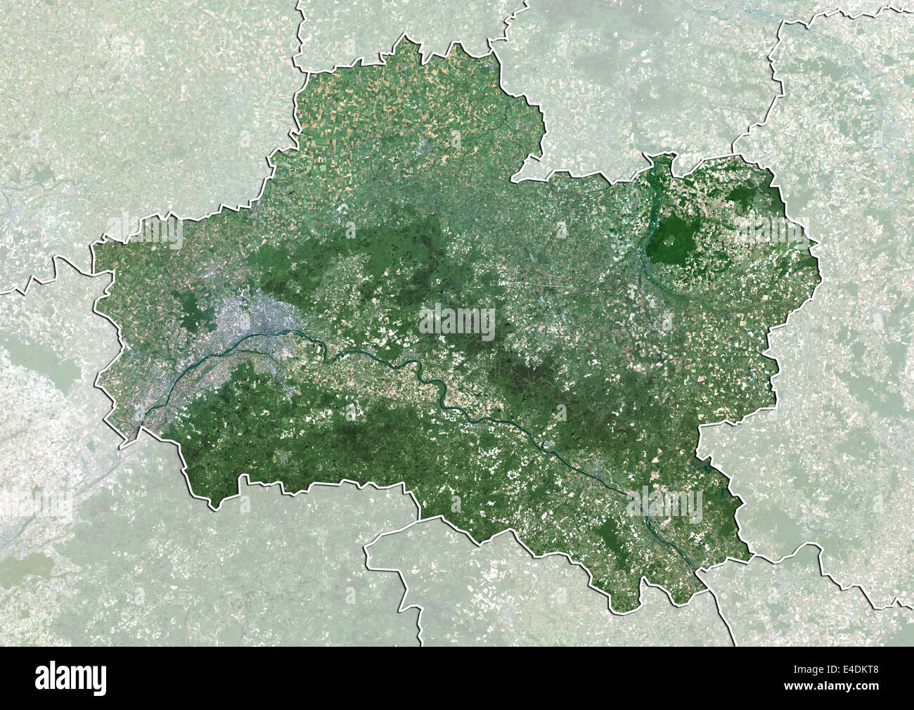 Map loiret france Banque de photographies et d’images à haute ...