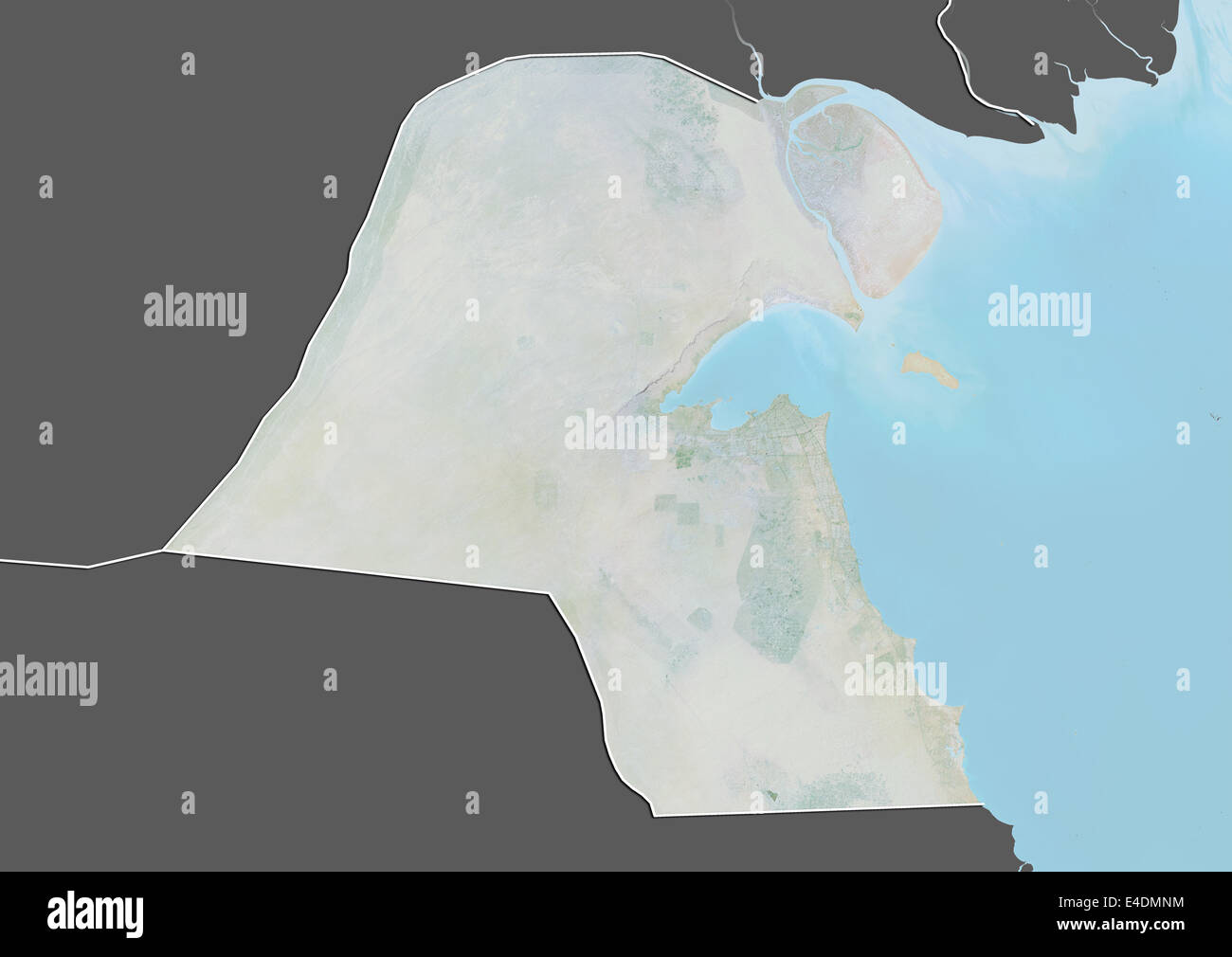 Kuwait map Banque de photographies et d’images à haute résolution - Alamy