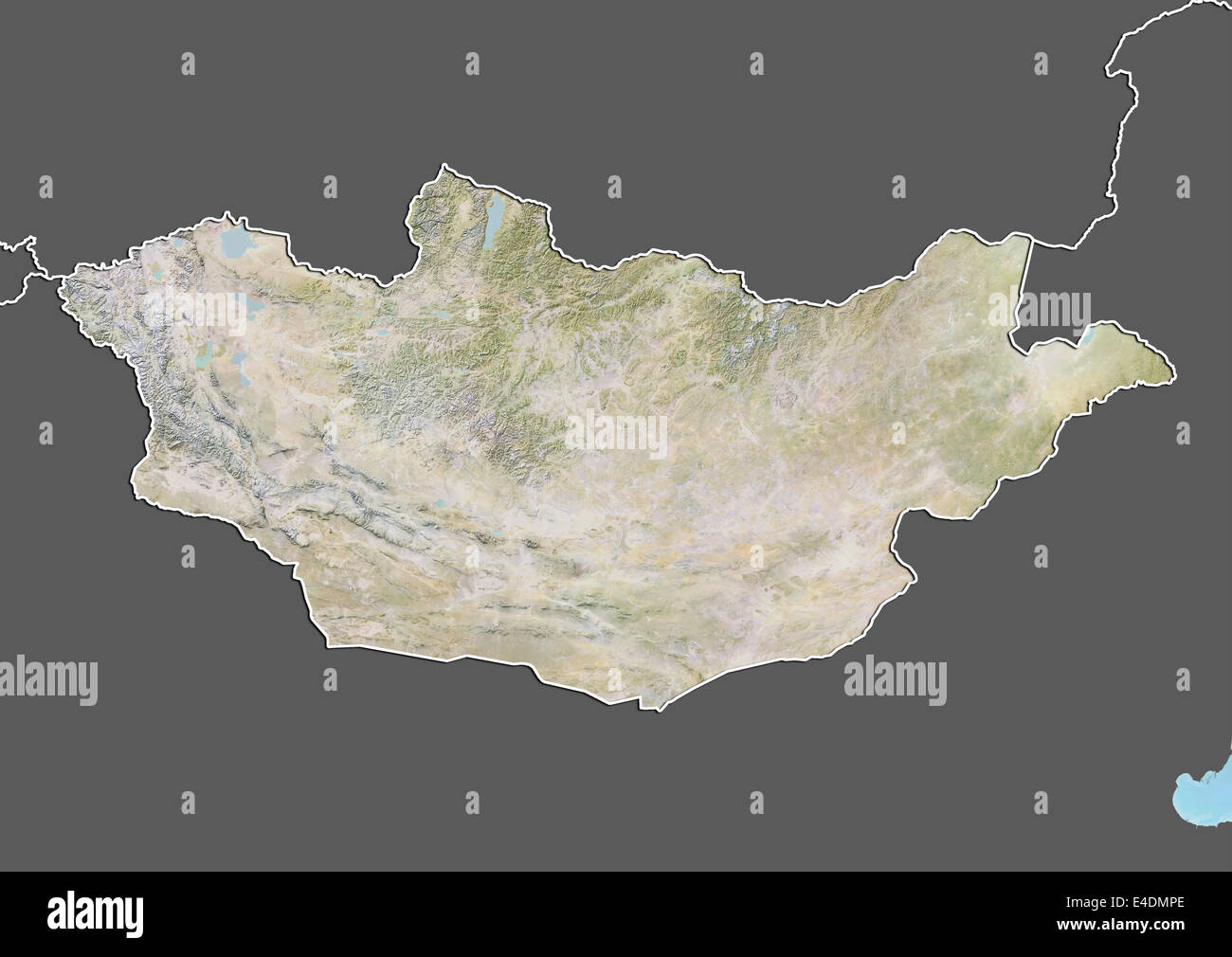 Mapas del desierto de gobi cartografía geografía gobi Banque de ...