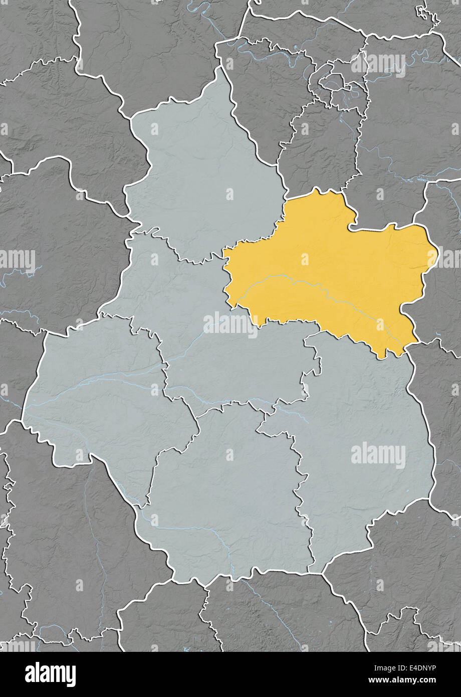 Map loiret france Banque de photographies et d’images à haute ...